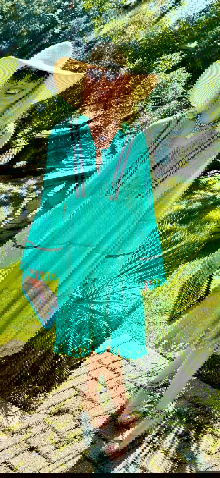 Ibiza Midi Dress | Blue | Paryse Style | Tall Fashion